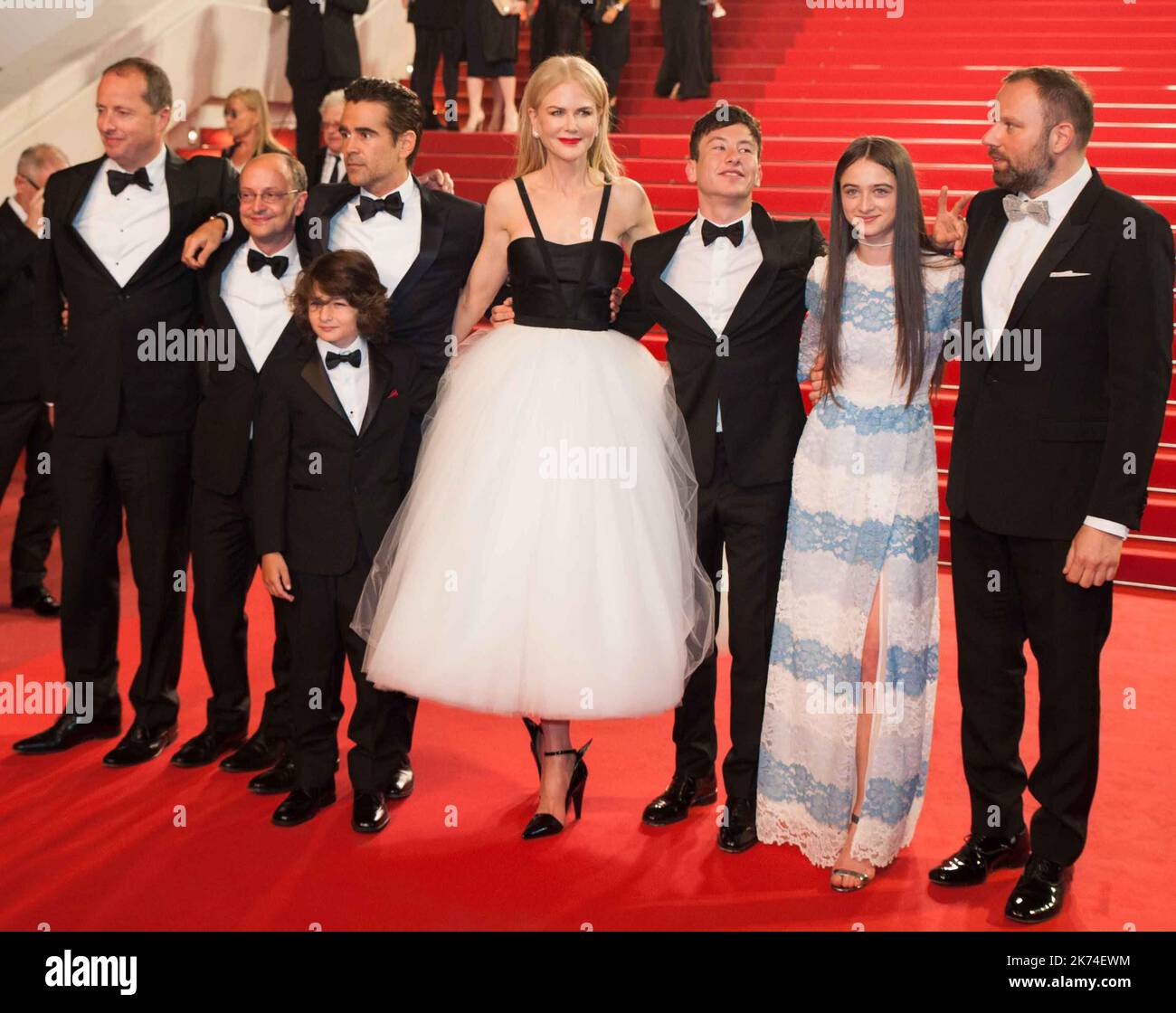 Sunny Suljic, Colin Farrell, Raffey Cassidy, director Yorgos Lanthimos ...