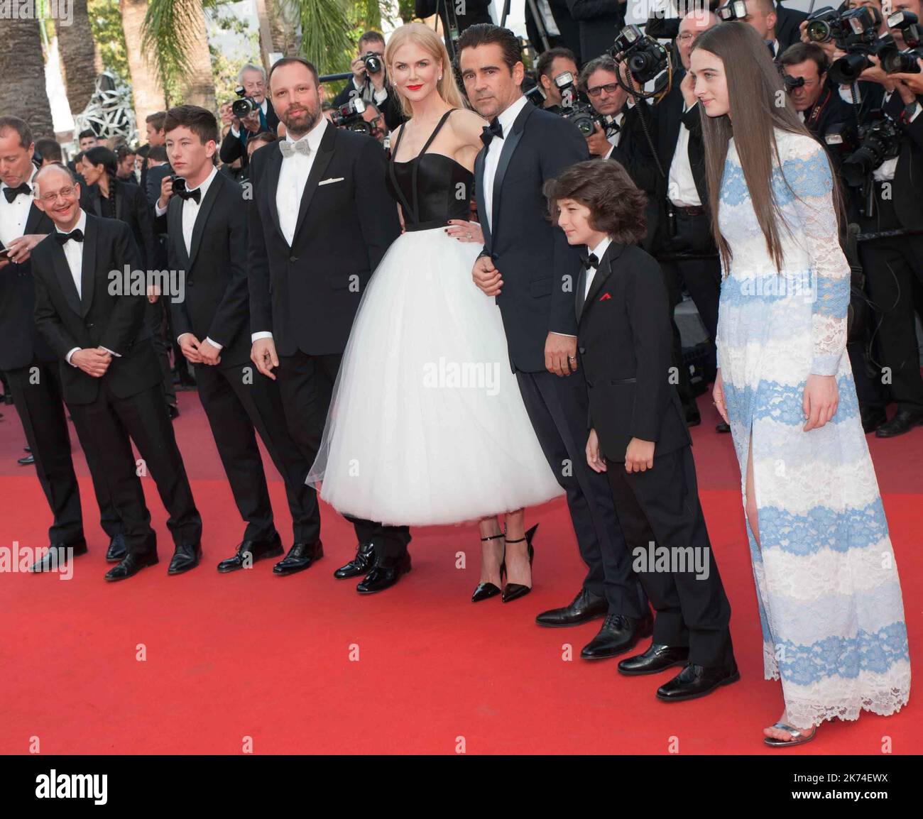 Sunny Suljic, Colin Farrell, Raffey Cassidy, director Yorgos Lanthimos ...