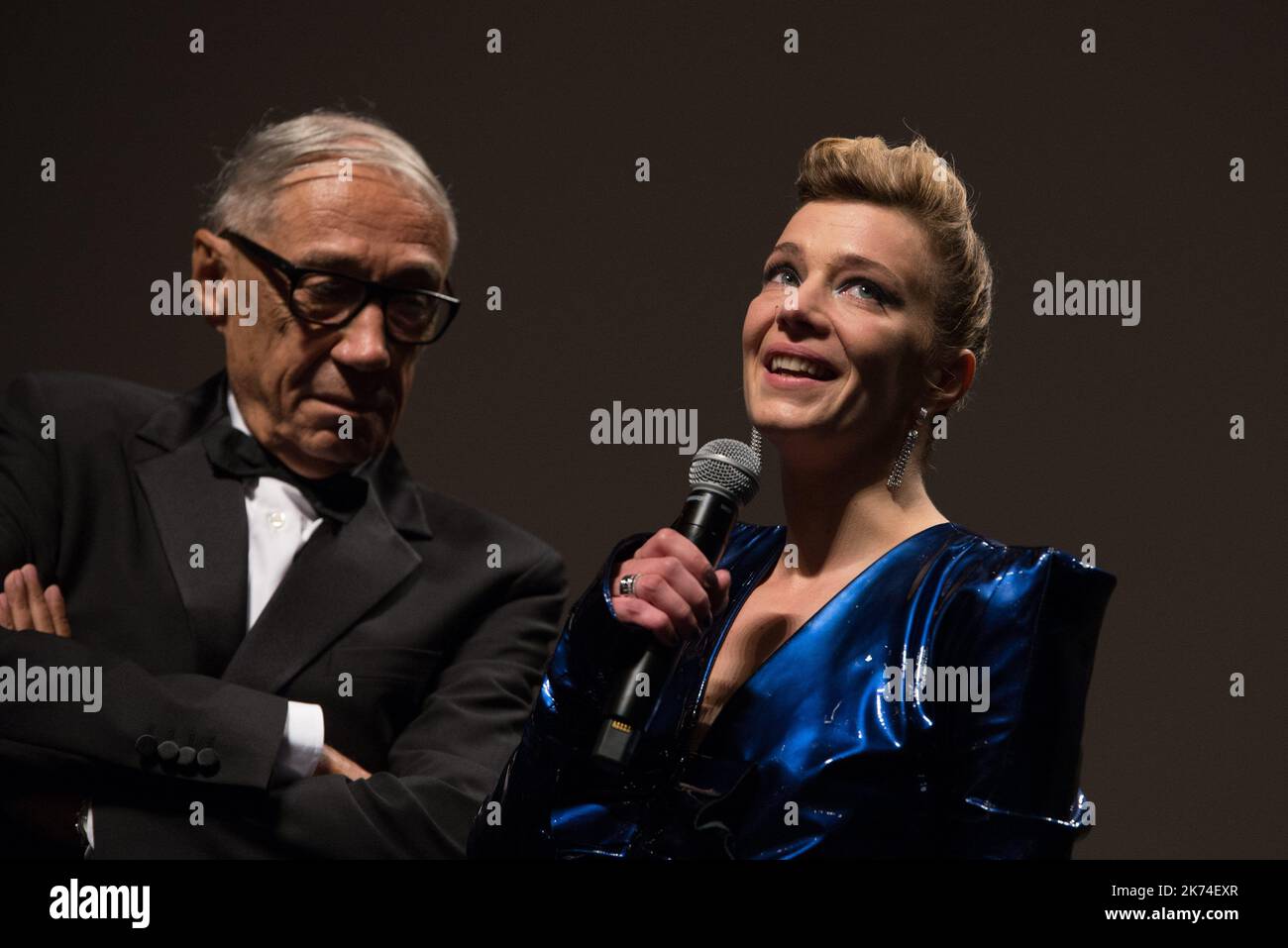 Director Andre Techine during the 70th annual Cannes Film Festival at ...