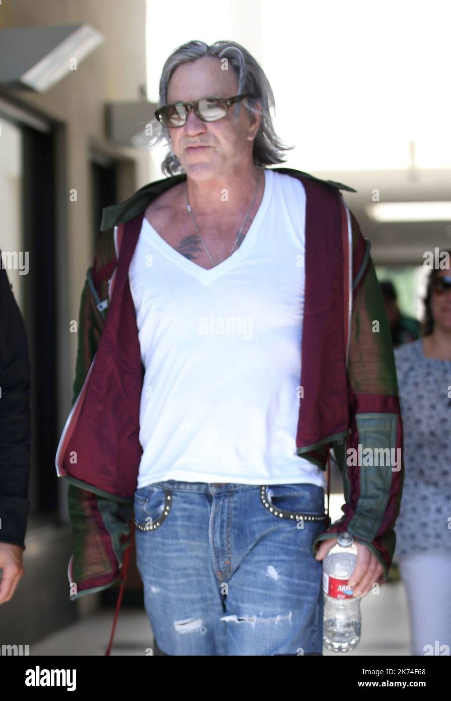 Mickey Rourke is seen out and about in Los Angeles Stock Photo - Alamy