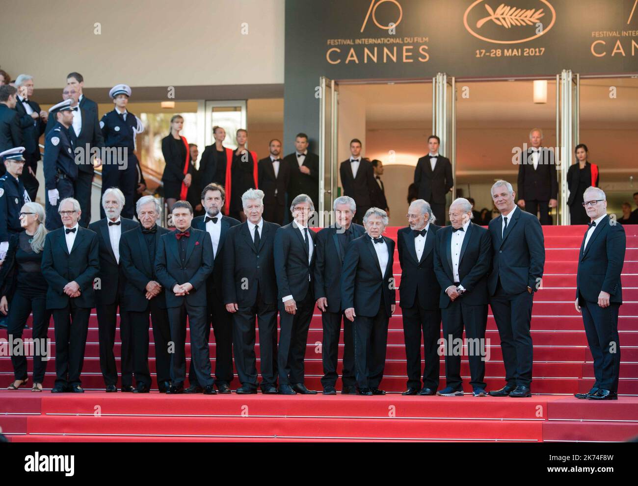 Former Palme D'Or winners Michael Hanek, Ken Loach, Roman Polanski ...