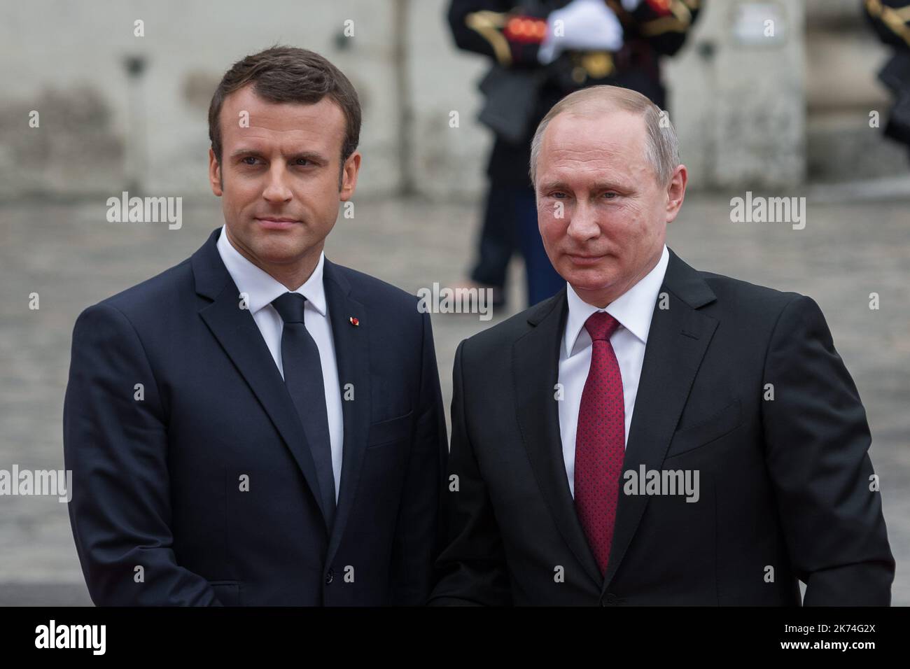 France / Yvelines (french department) / Versailles - Emmanuel Macron ...