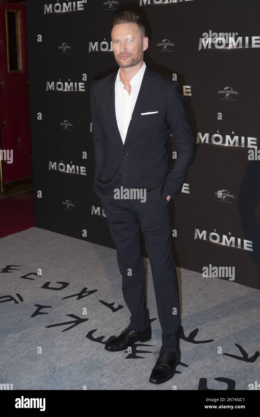 Composer Brian Tyler attends 'The Mummy - La Momie' Paris Premiere at ...