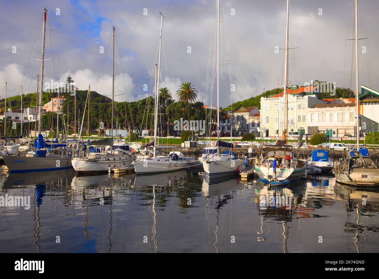 Portugal, Azores, Faial Island, Horta, harbor Stock Photo - Alamy