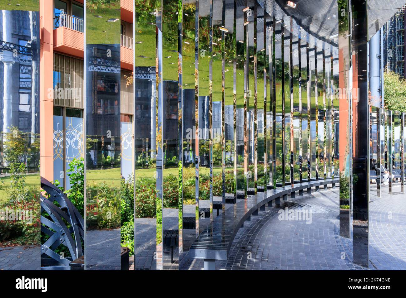 Gasholder Park, a green public space in a Victorian gasholder in King's ...