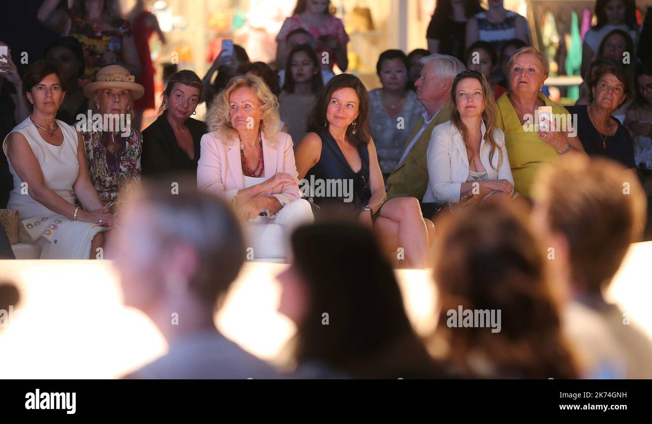 Models on the catwalk during Chiara Boni La Petite Robe Catwalk, part ...