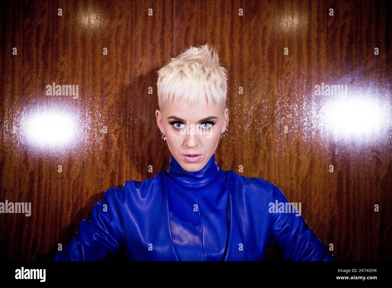 Katy Perry during a portrait session in Paris, France Stock Photo - Alamy