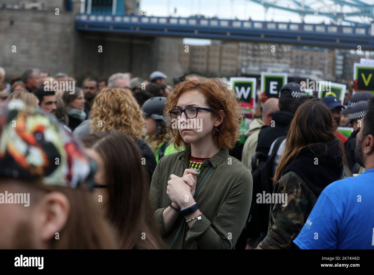 People honour the London Bridge terror attack victims Stock Photo - Alamy