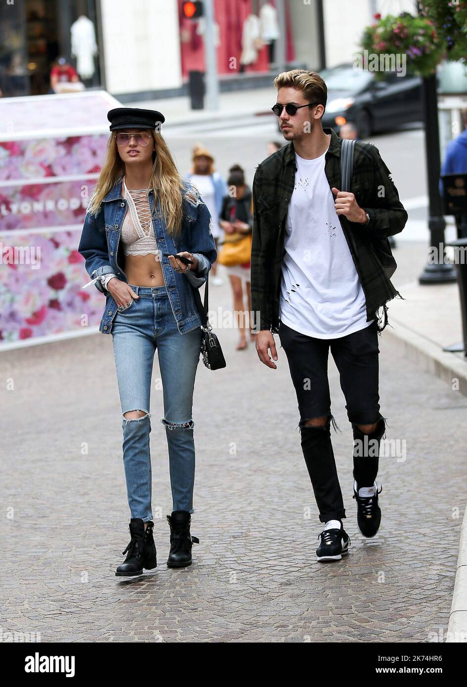 Victoria's Secret model Romee Strijd and her boyfriend Laurens van ...