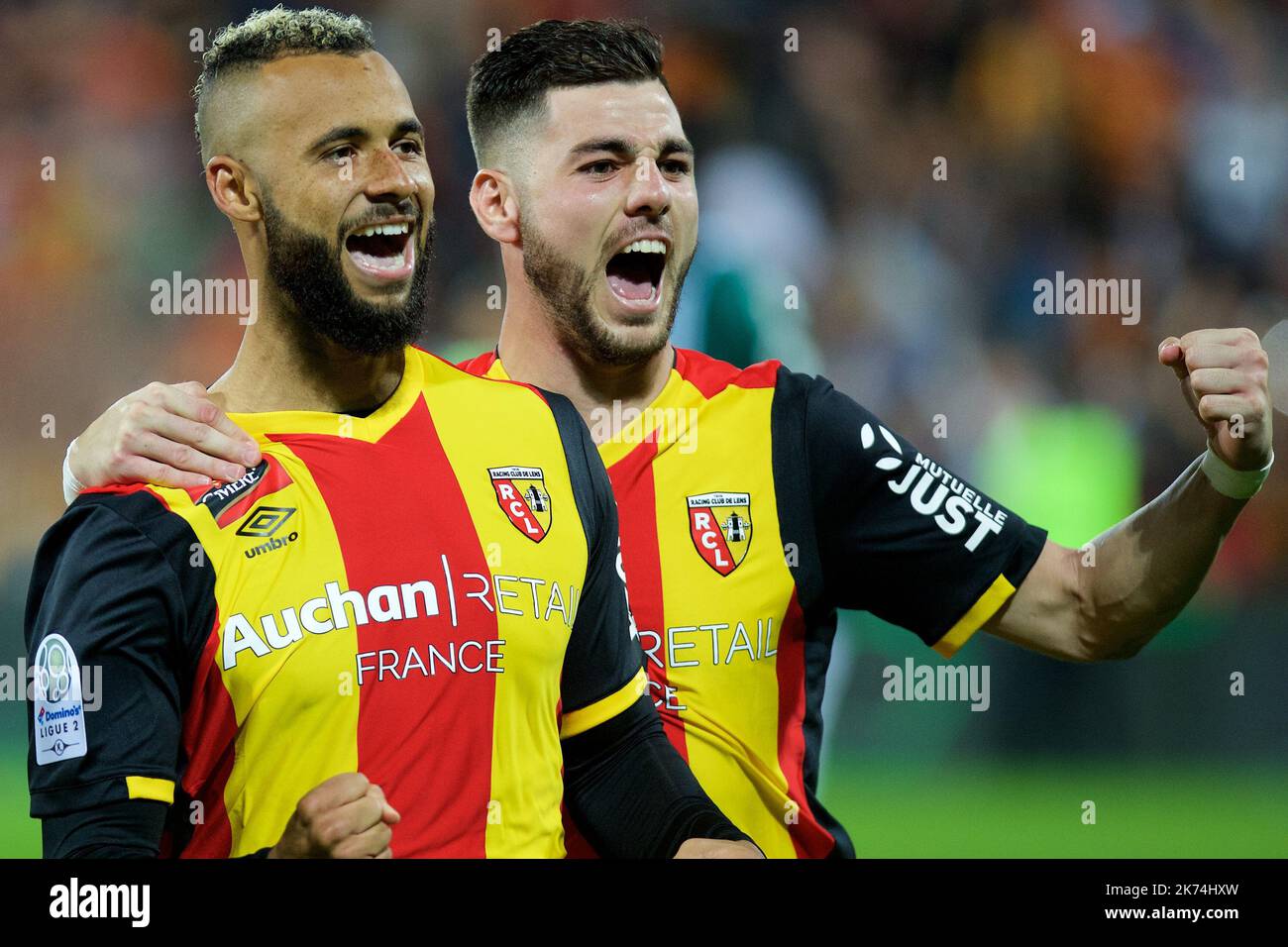 RC Lens - Red Star. Penalty de John Bostock. PHOTO JOHAN BEN AZZOUZ ...