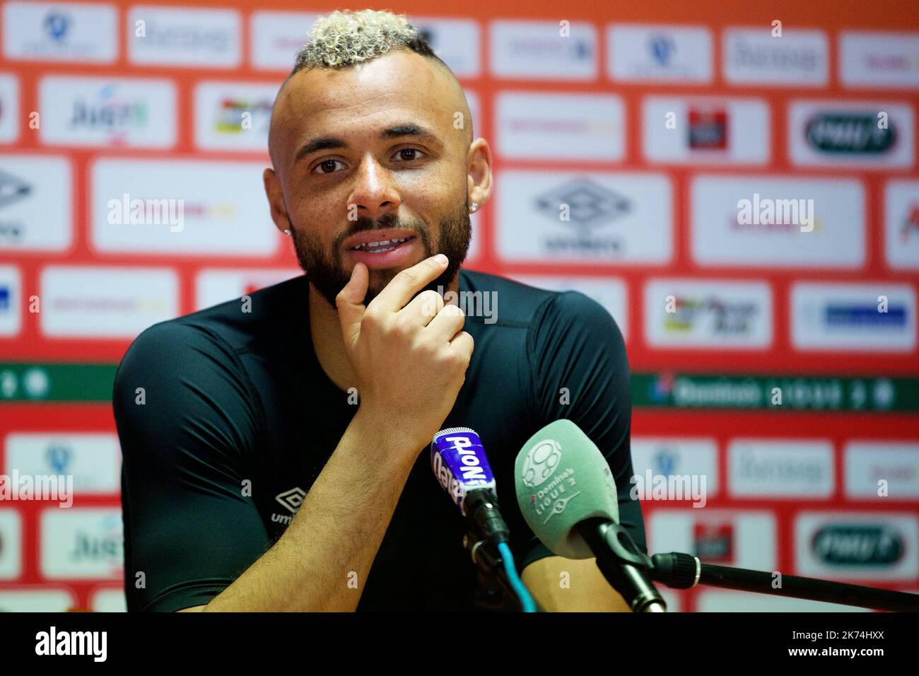 Public training session of the Racing club of Lens, at the Technical ...