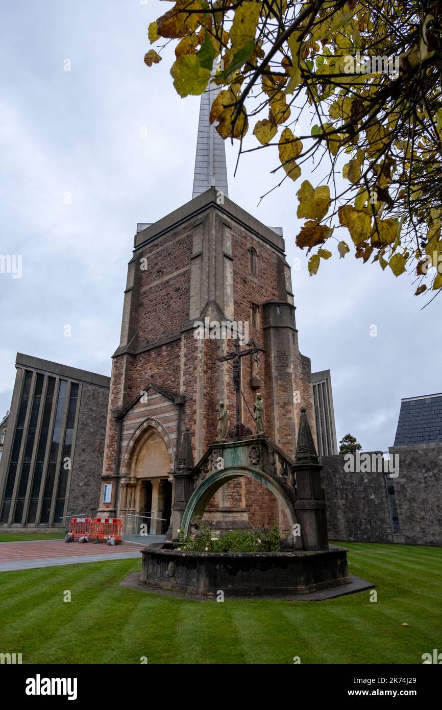 Church of All Saints. Victorian Catholic church rebuilt with a soaring ...
