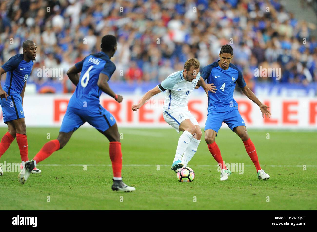 HARRY KANE (eng) - RAPHAEL VARANE (fra) during the International ...