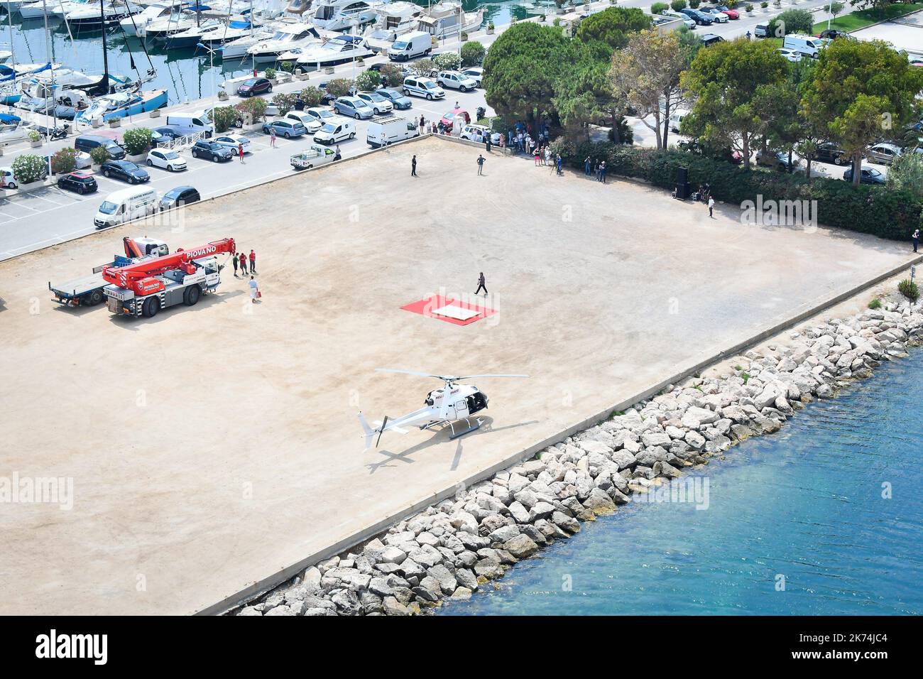 Beaulieu sur Mer, France, june 14th 2017 German-british artist Heiko ...