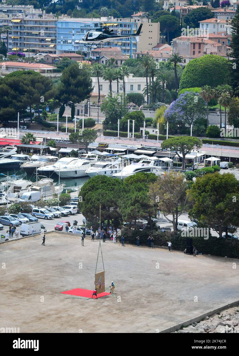Beaulieu sur Mer, France, june 14th 2017 German-british artist Heiko ...
