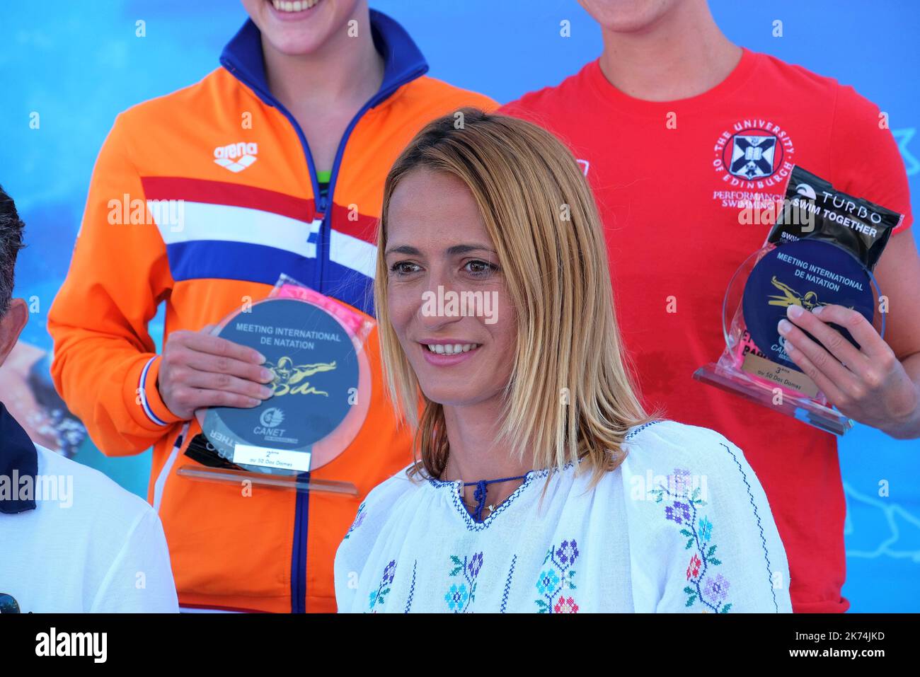 Potec swimming hi-res stock photography and images - Alamy