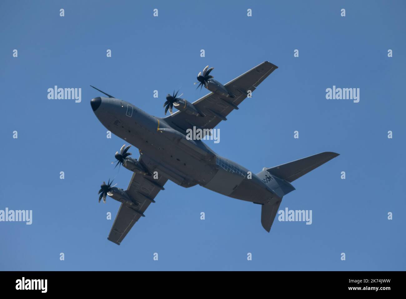 Flight Demonstration , Paris Air Show 2017 during the visit of Emmanuel ...