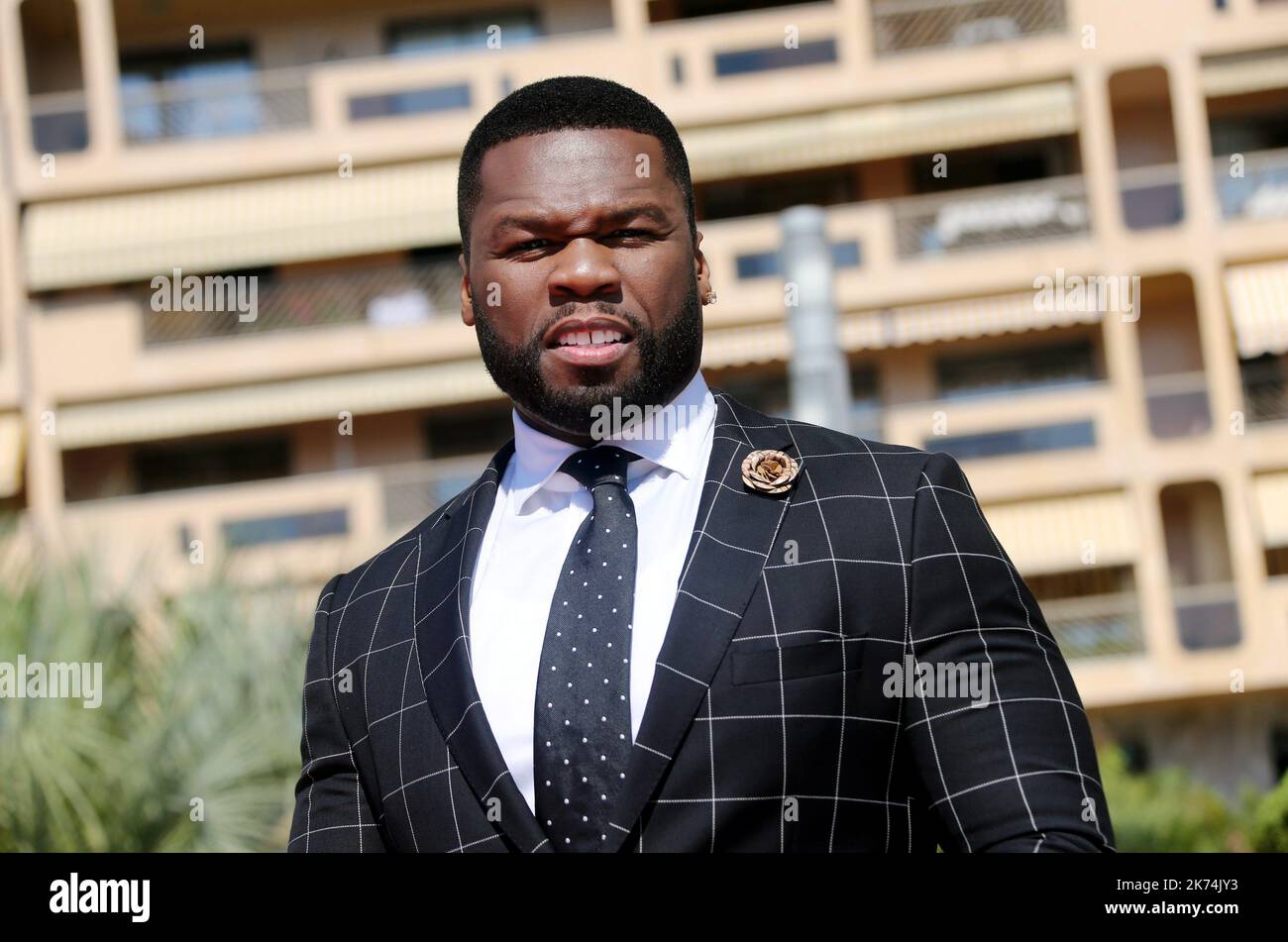 Curtis Jackson arriving at Monte Carlo, 57th Festival of Television ...