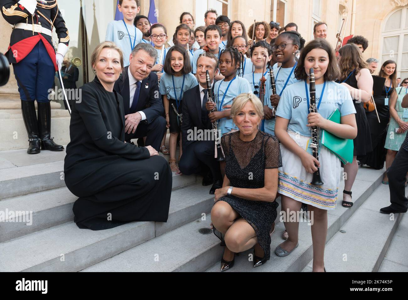 Maria Clemencia Rodriguez de Santos, Juan Manuel Santos, Emmanuel ...