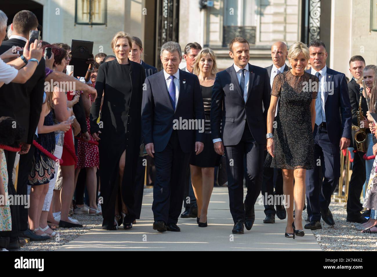 Maria Clemencia Rodriguez de Santos, Juan Manuel Santos, Emmanuel ...