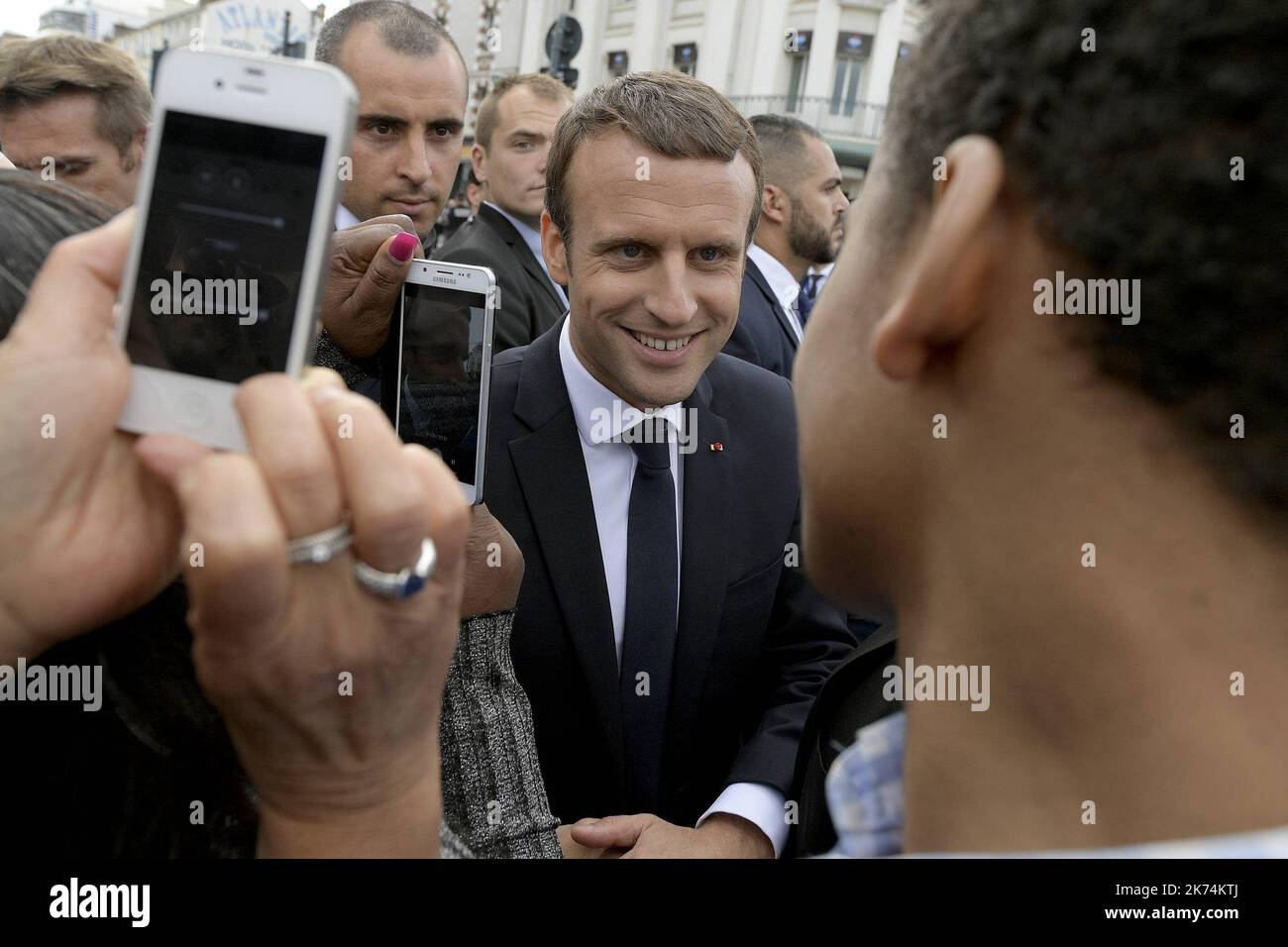 Inauguration of the high speed train for french brittany by president ...
