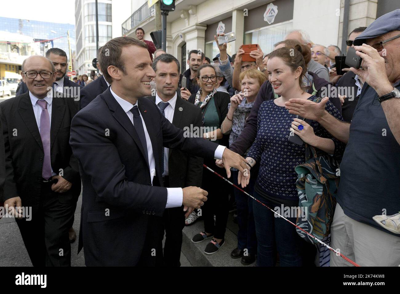 Inauguration of the high speed train for french brittany by president ...