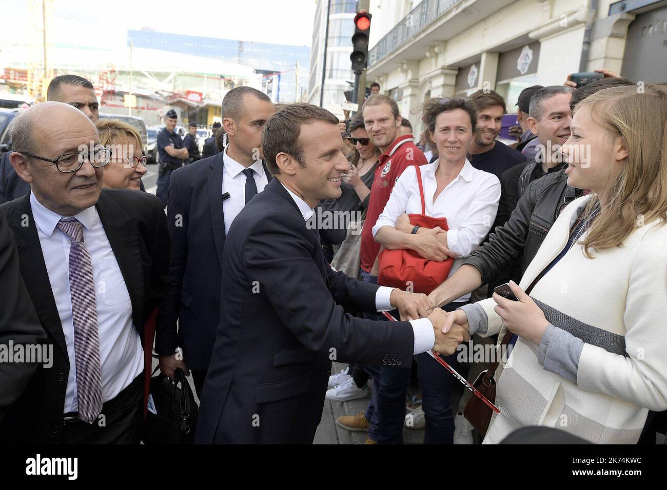 Inauguration of the high speed train for french brittany by president ...