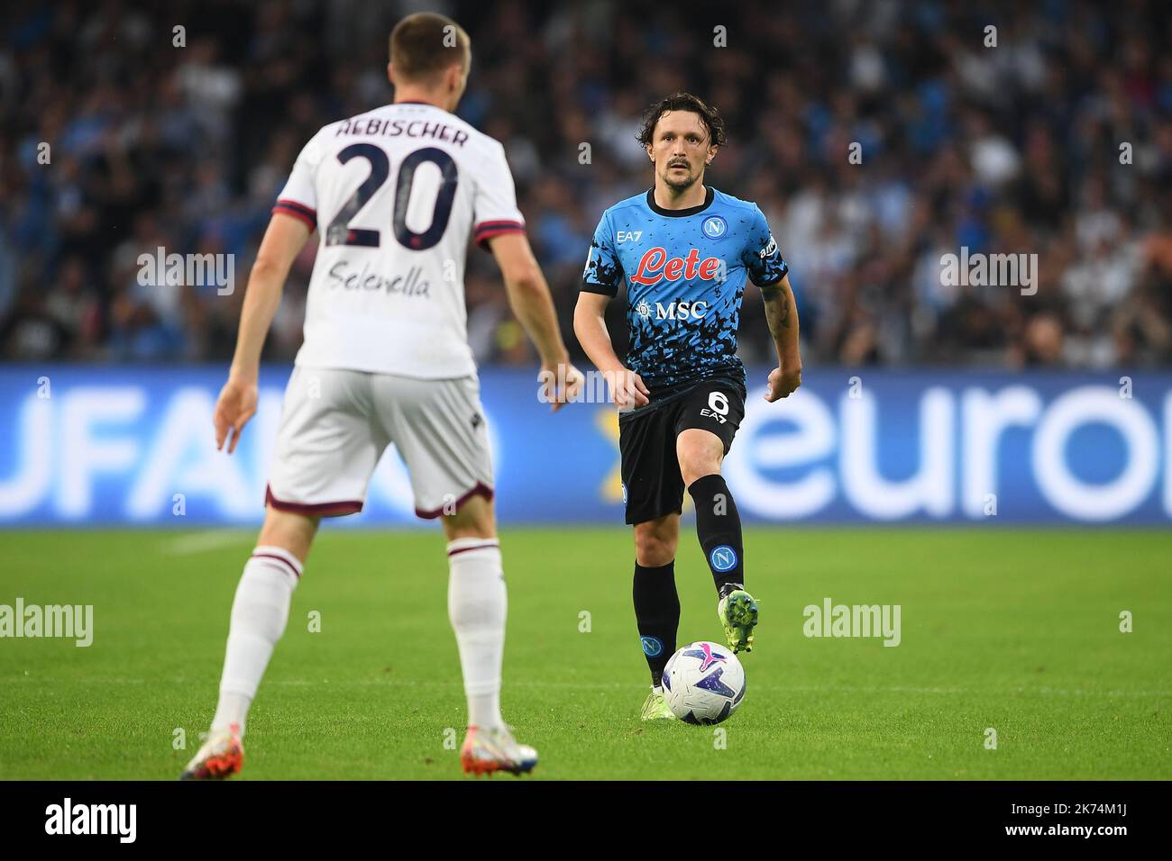 Mario Rui of SSC Napoli during the Serie A match between SSC Napoli and ...