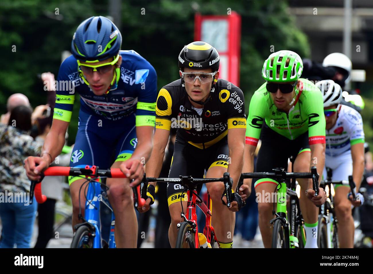 The four men of the escape YOAN OFFREDO, Thomas BOUDAT, Taylor PHINNEY ...