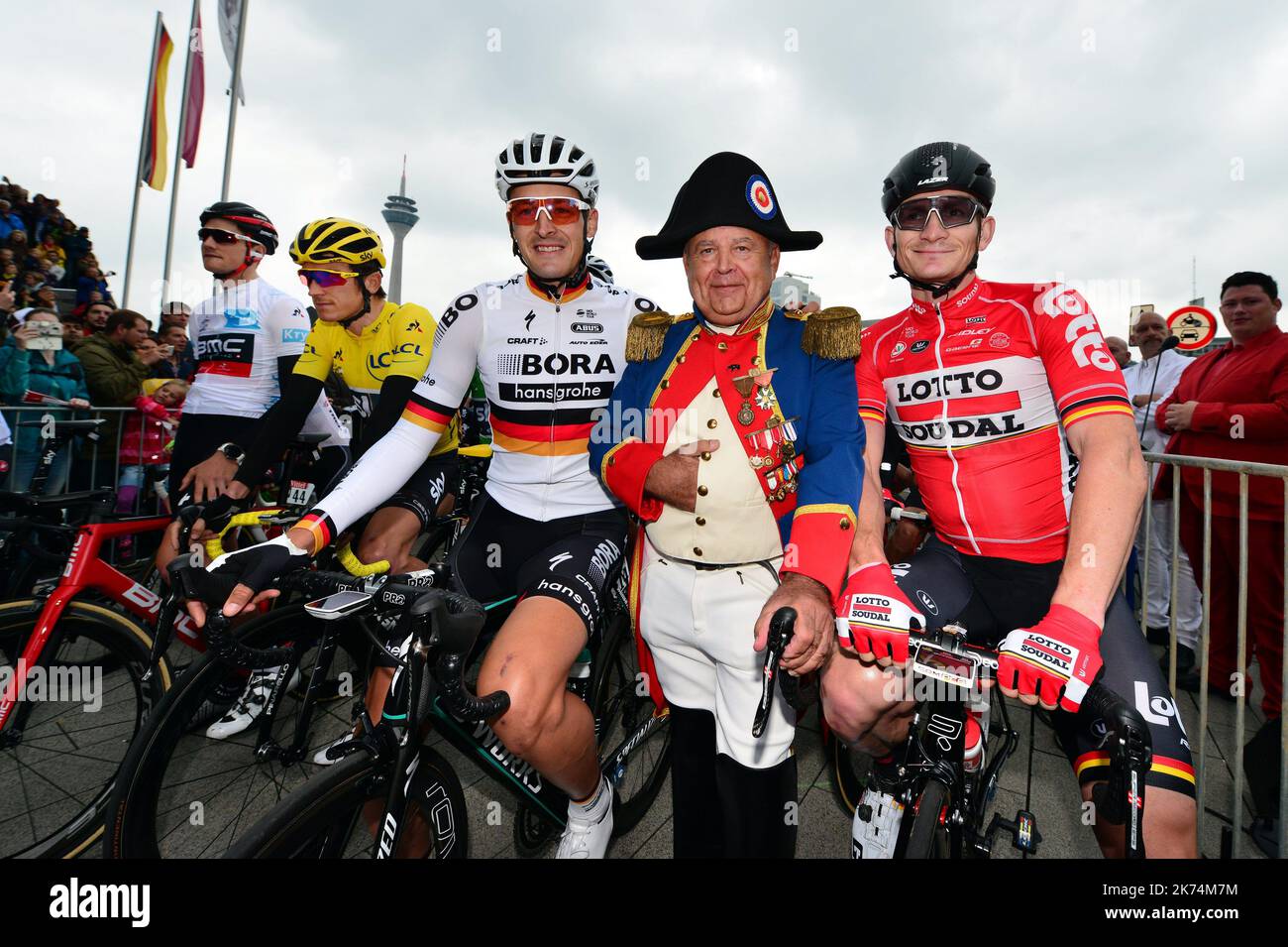 The cycling champion of Germany Marcus BURGHARDT and Andre GREIPEL ...