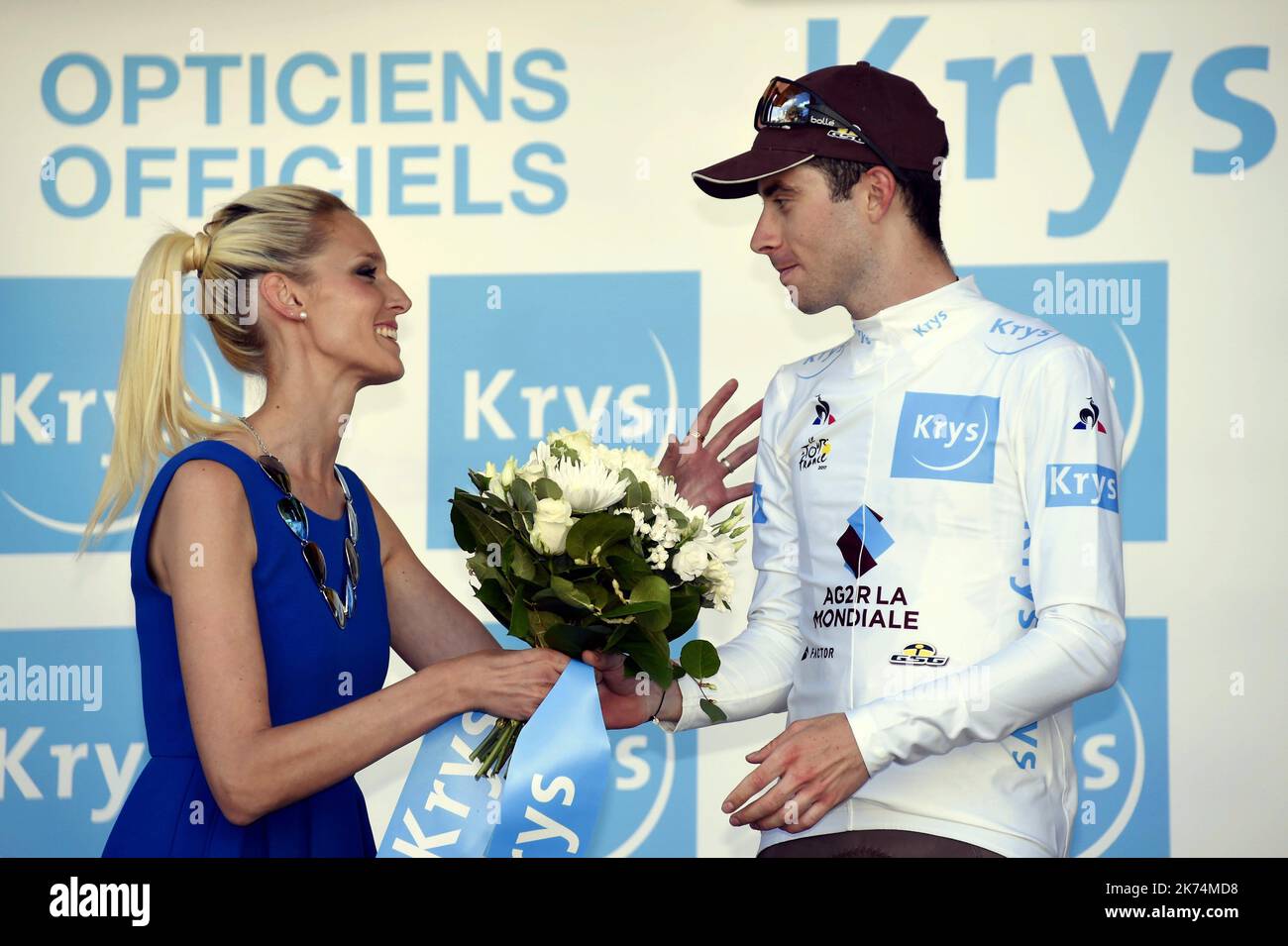 Pierre Roger LA TOUR endosse le maillot Blanc. PHOTO Alexandre MARCHI ...