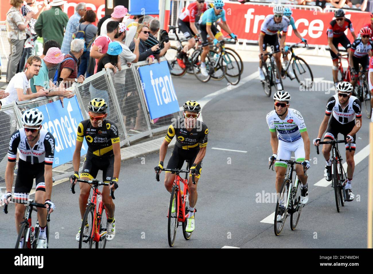 Thomas VOECKLER dans la dernière montée. PHOTO Alexandre MARCHI Stock ...
