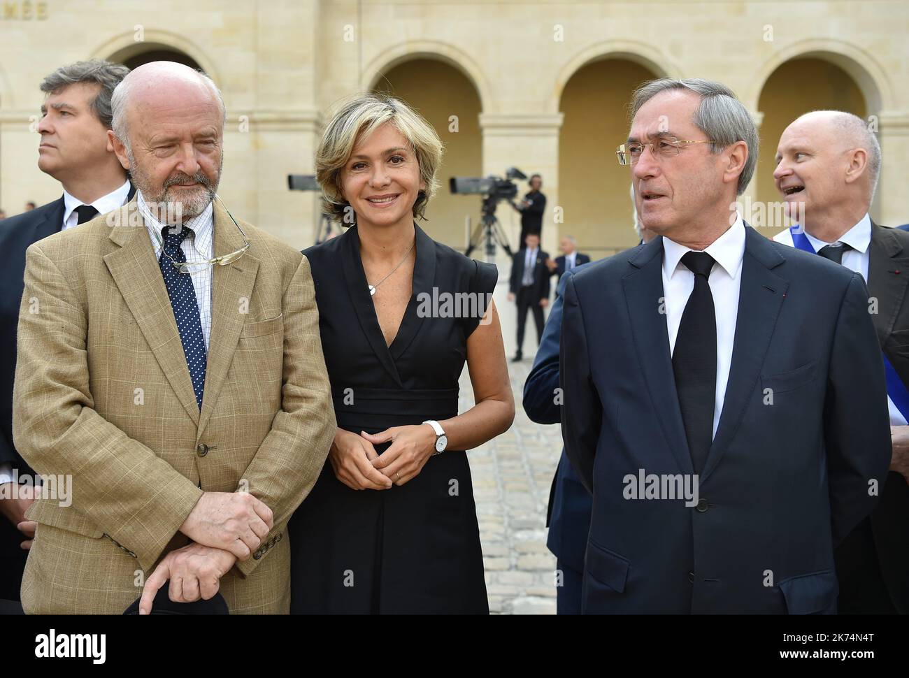 Funeral ceremony for Simone Veil, in the courtyard of the Invalides in ...