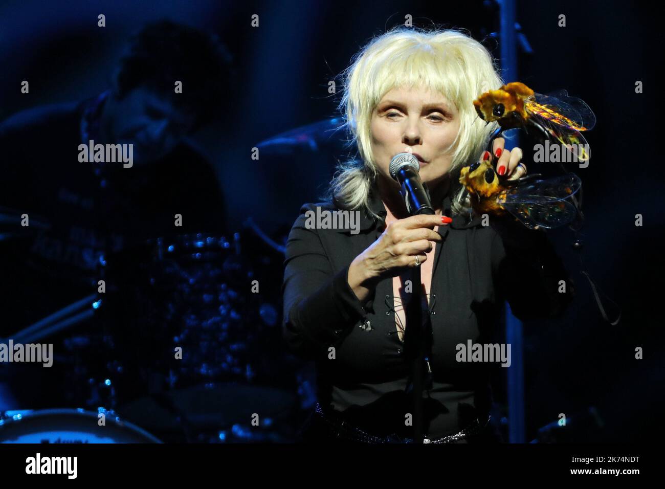 Deborah Harry performs during the Blondie concert Stock Photo - Alamy