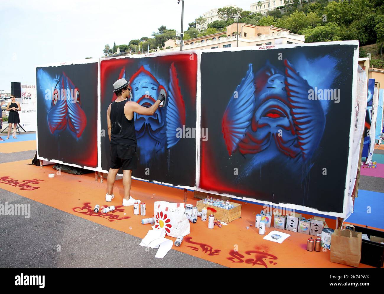 Anthony Alberti attending the Urban painting around the world, live ...