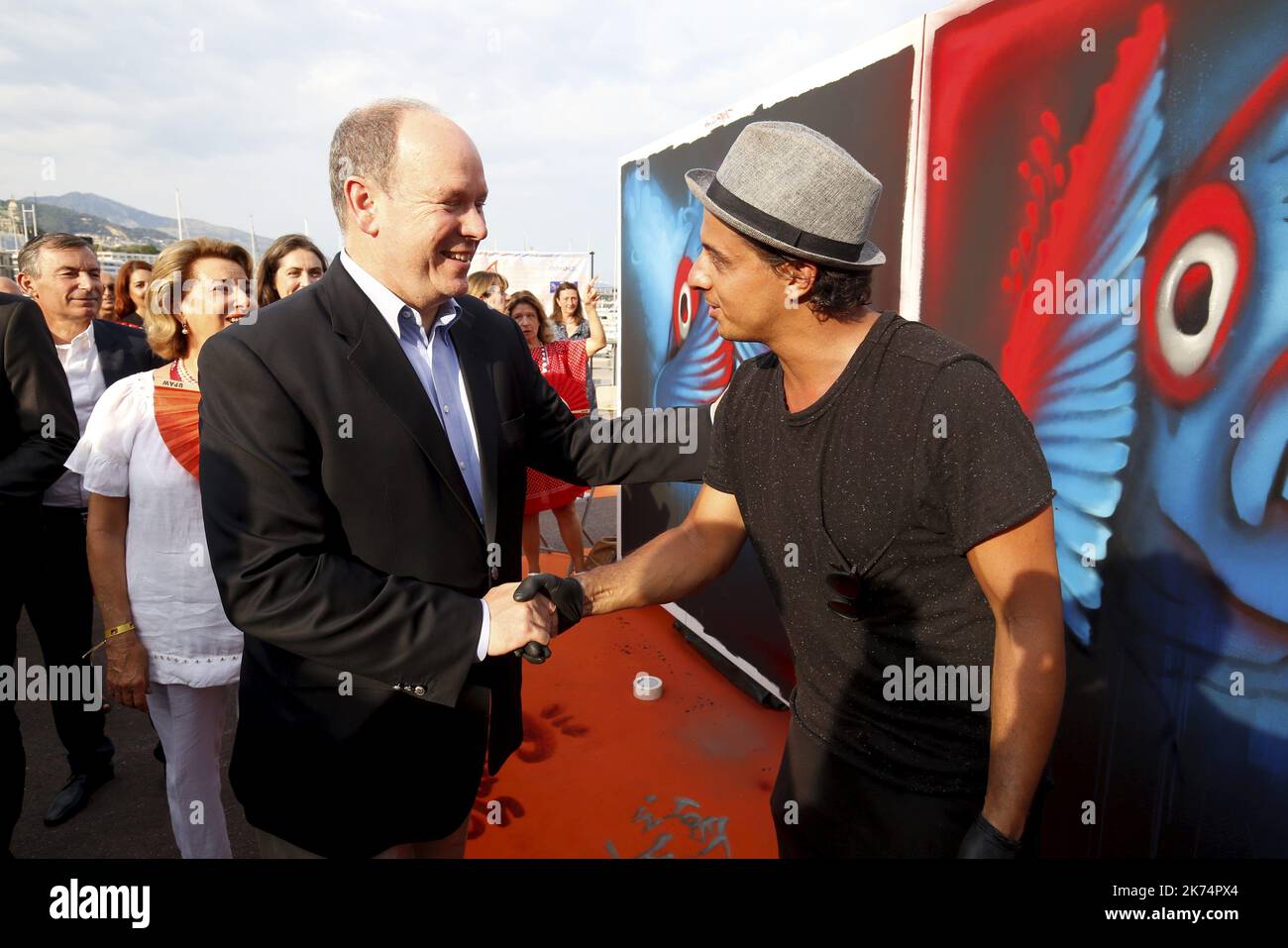 Prince Albert II of Monaco and Anthony Alberti attending the Urban ...
