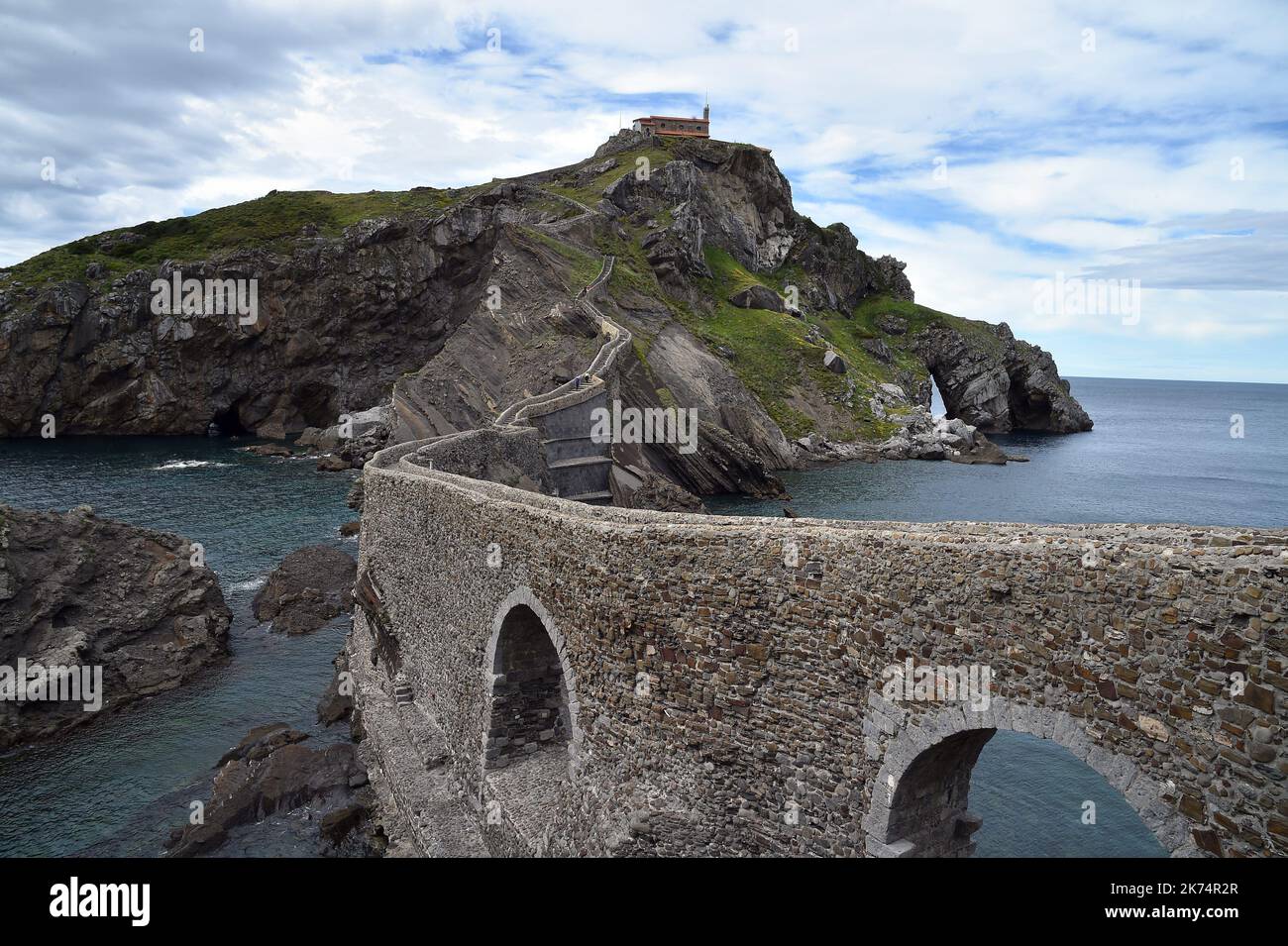 Gaztelugatxe is on the coast of Biscay belonging to the municipality of ...