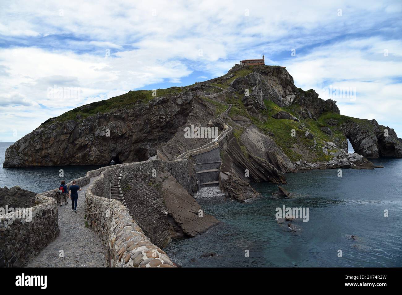 Gaztelugatxe is on the coast of Biscay belonging to the municipality of ...
