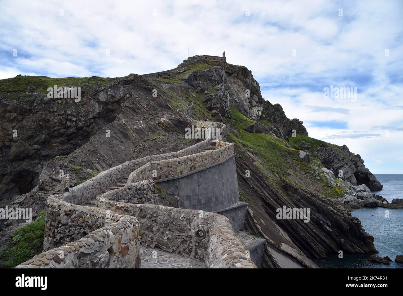 Gaztelugatxe is on the coast of Biscay belonging to the municipality of ...