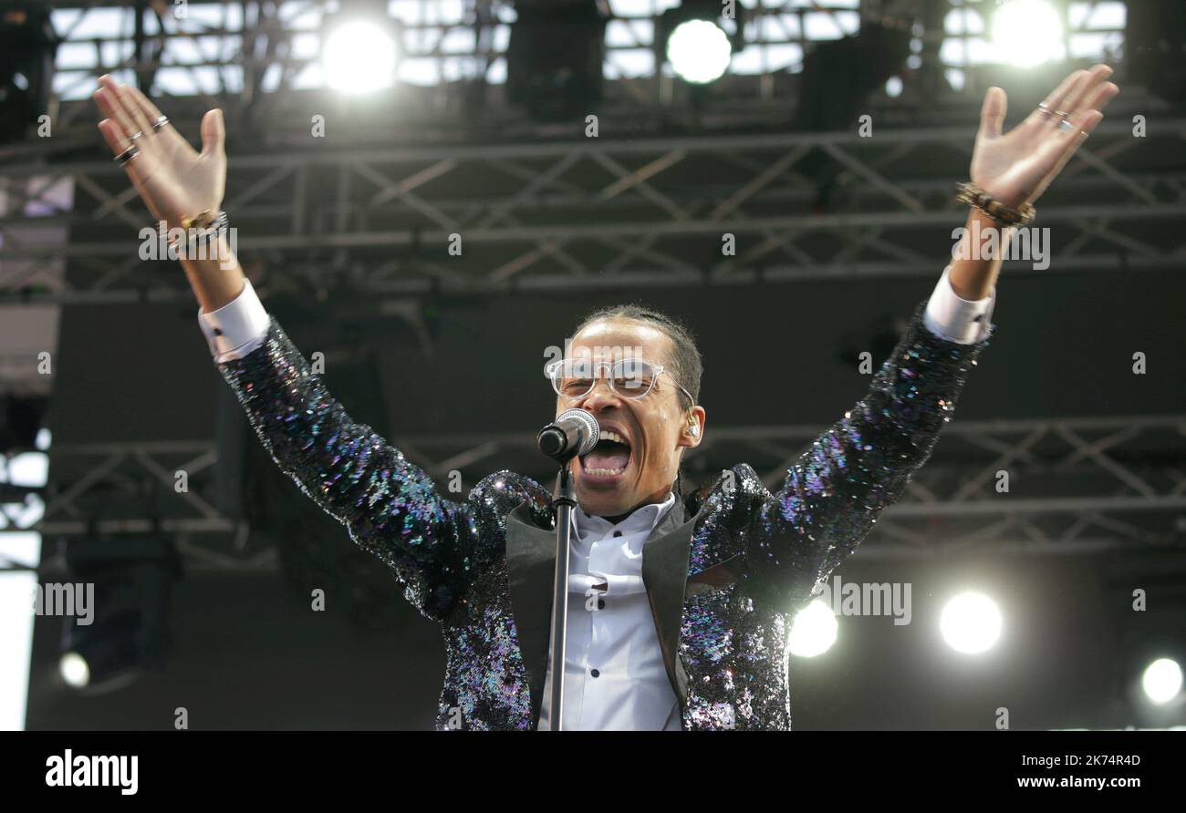 Sir The Baptist au Nice Jazz Festival Stock Photo - Alamy