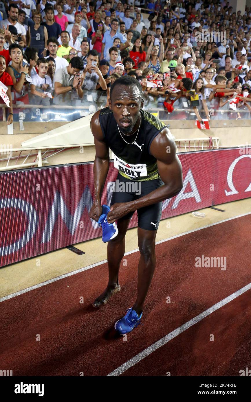 Usain Bolt International Athletics Meeting, Herculis Monaco on July 21 ...