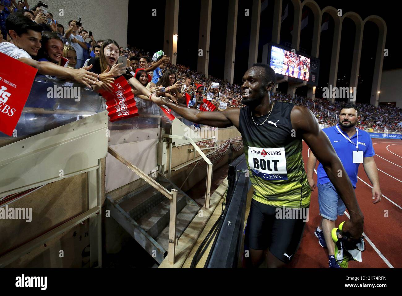 Usain Bolt International Athletics Meeting, Herculis Monaco on July 21 ...