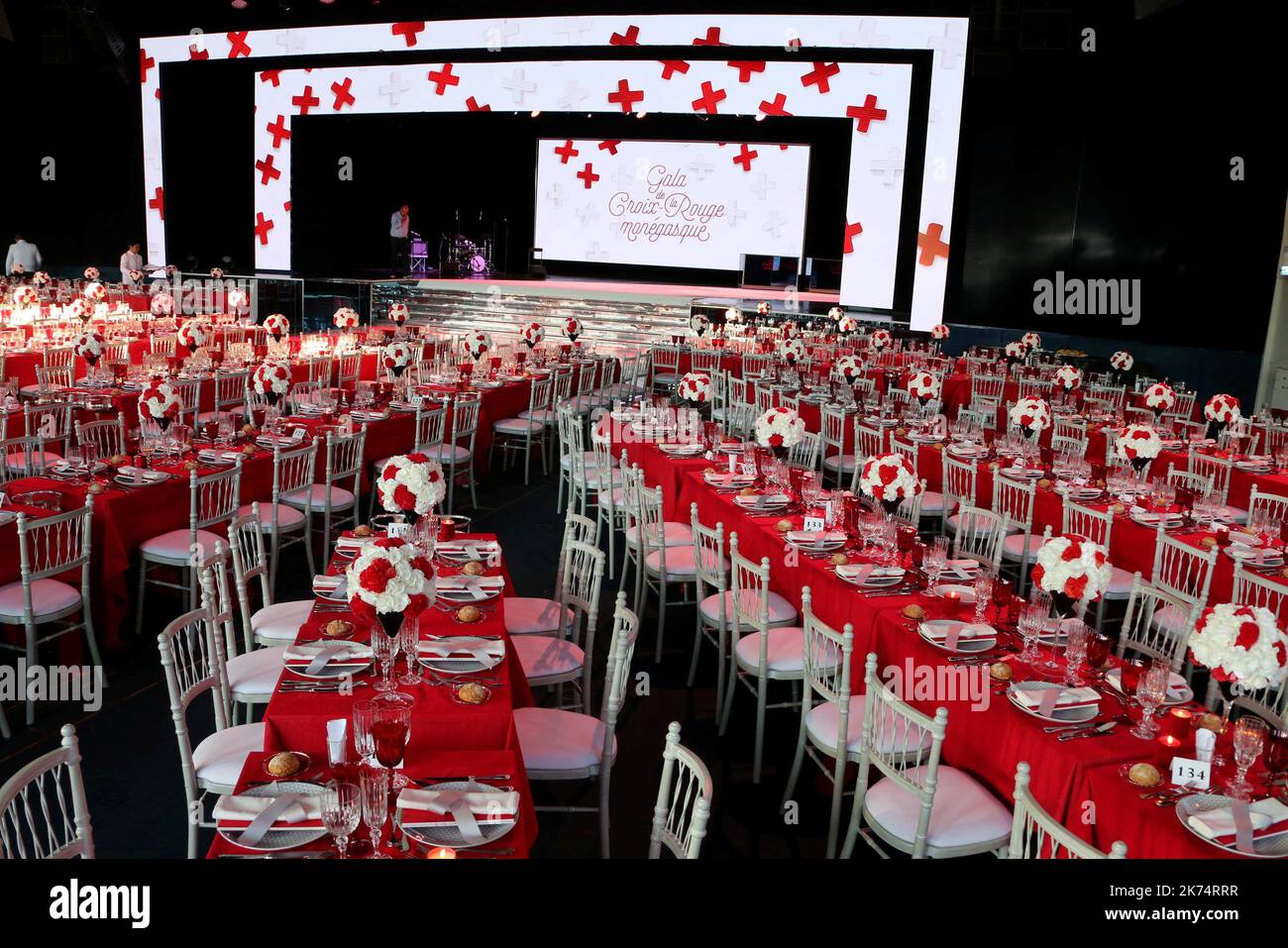 Atmosphere at the Monaco Red Cross Gala Stock Photo - Alamy