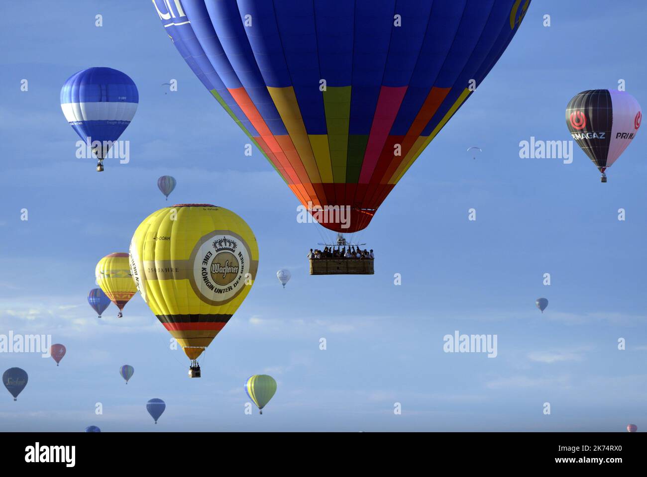 The 15th edition of the Mondial Air Balloons 2017 the largest gathering ...