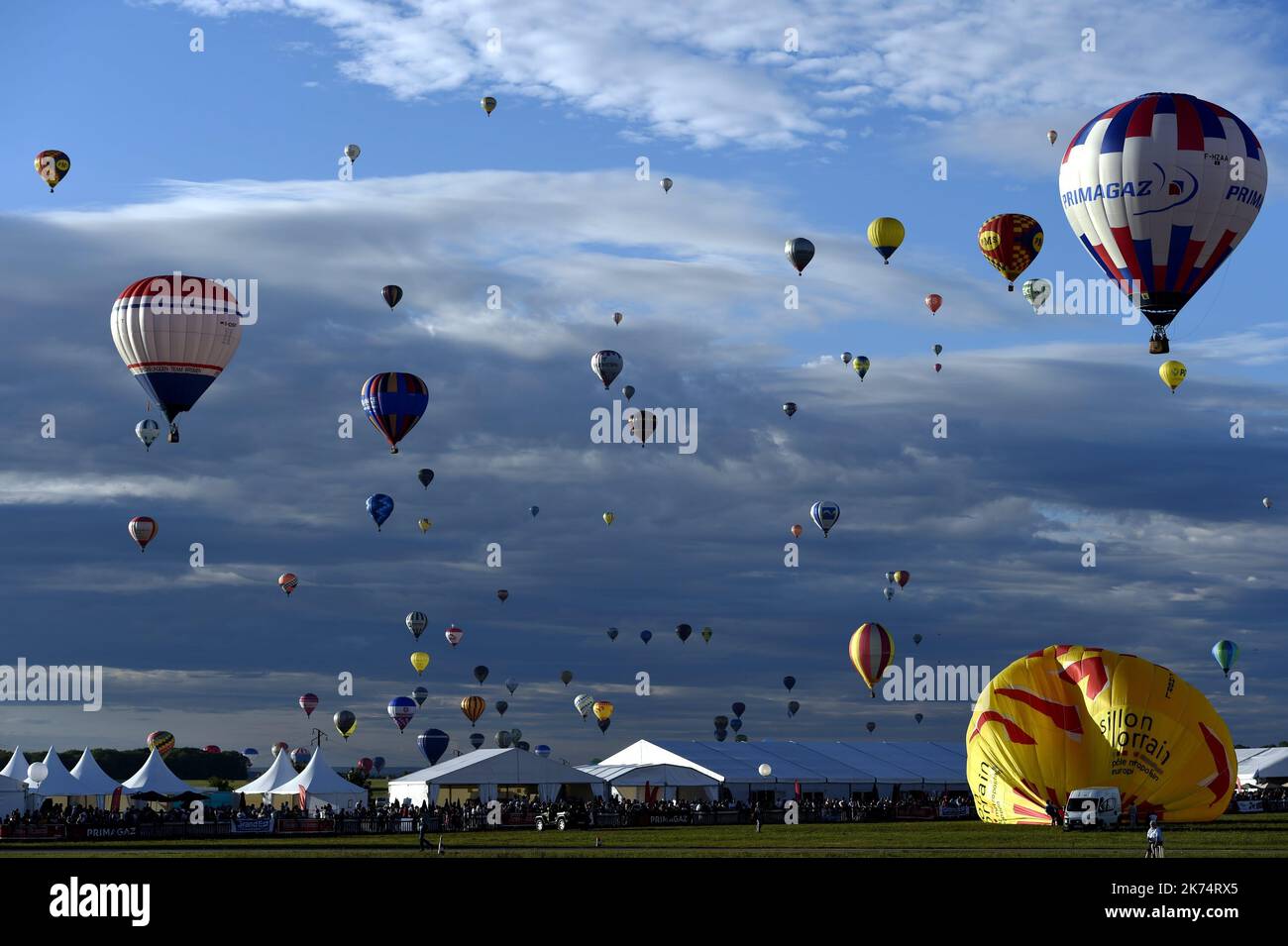 The 15th edition of the Mondial Air Balloons 2017 the largest gathering ...