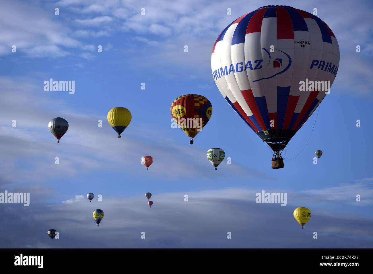 The 15th edition of the Mondial Air Balloons 2017 the largest gathering ...