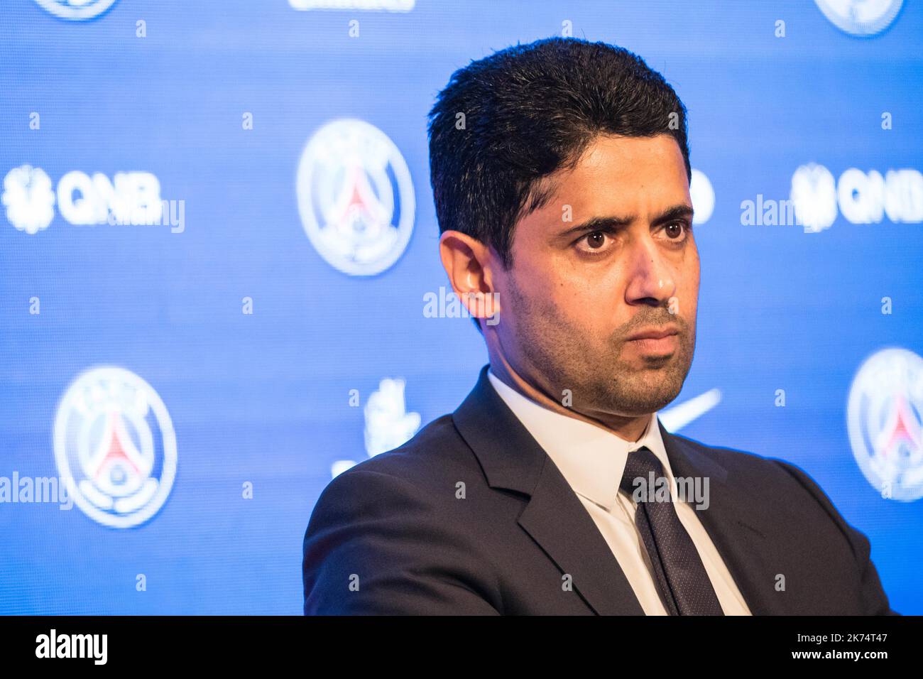 Press conference of the former Barcelona player, Neymar Jr, following ...