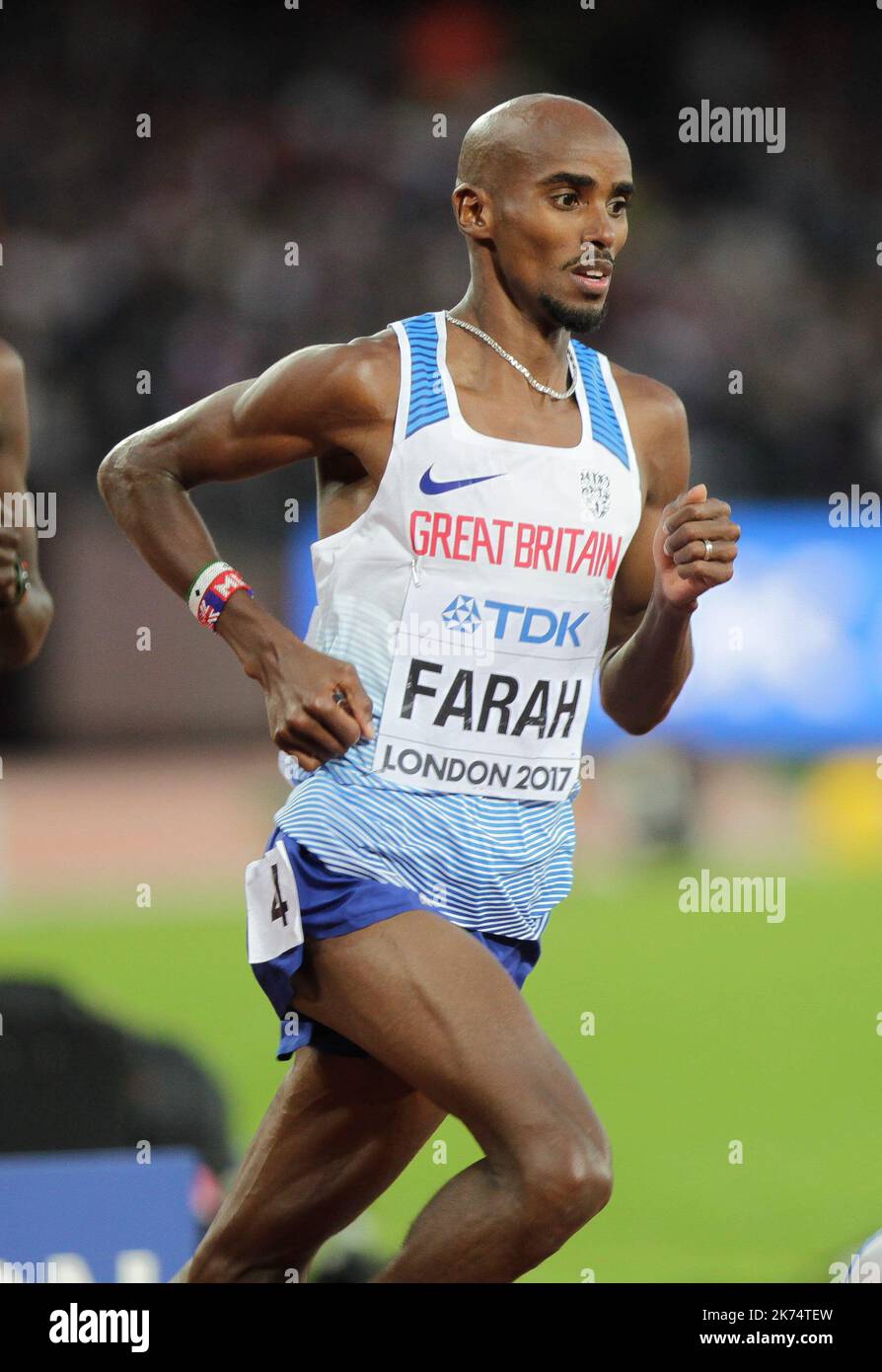 MO FARAH during day nine of the 2017 IAAF World Championships in London ...