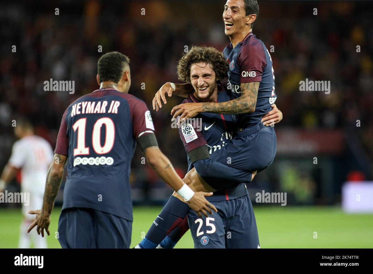 But de Rabiot (PSG) during the Ligue 1 match between Paris Saint ...