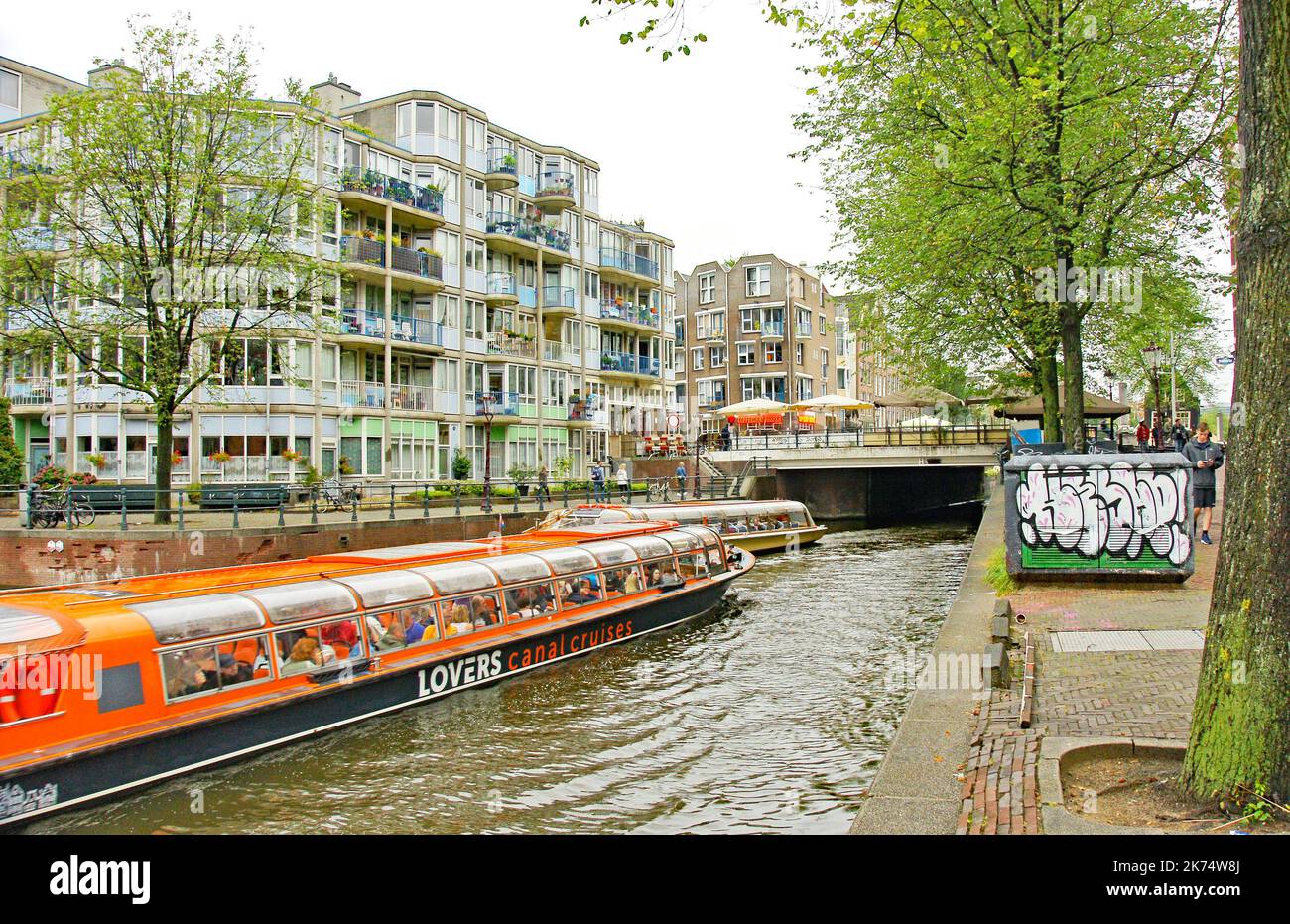General view of Amsterdam, Holland, Netherlands, Europe Stock Photo - Alamy